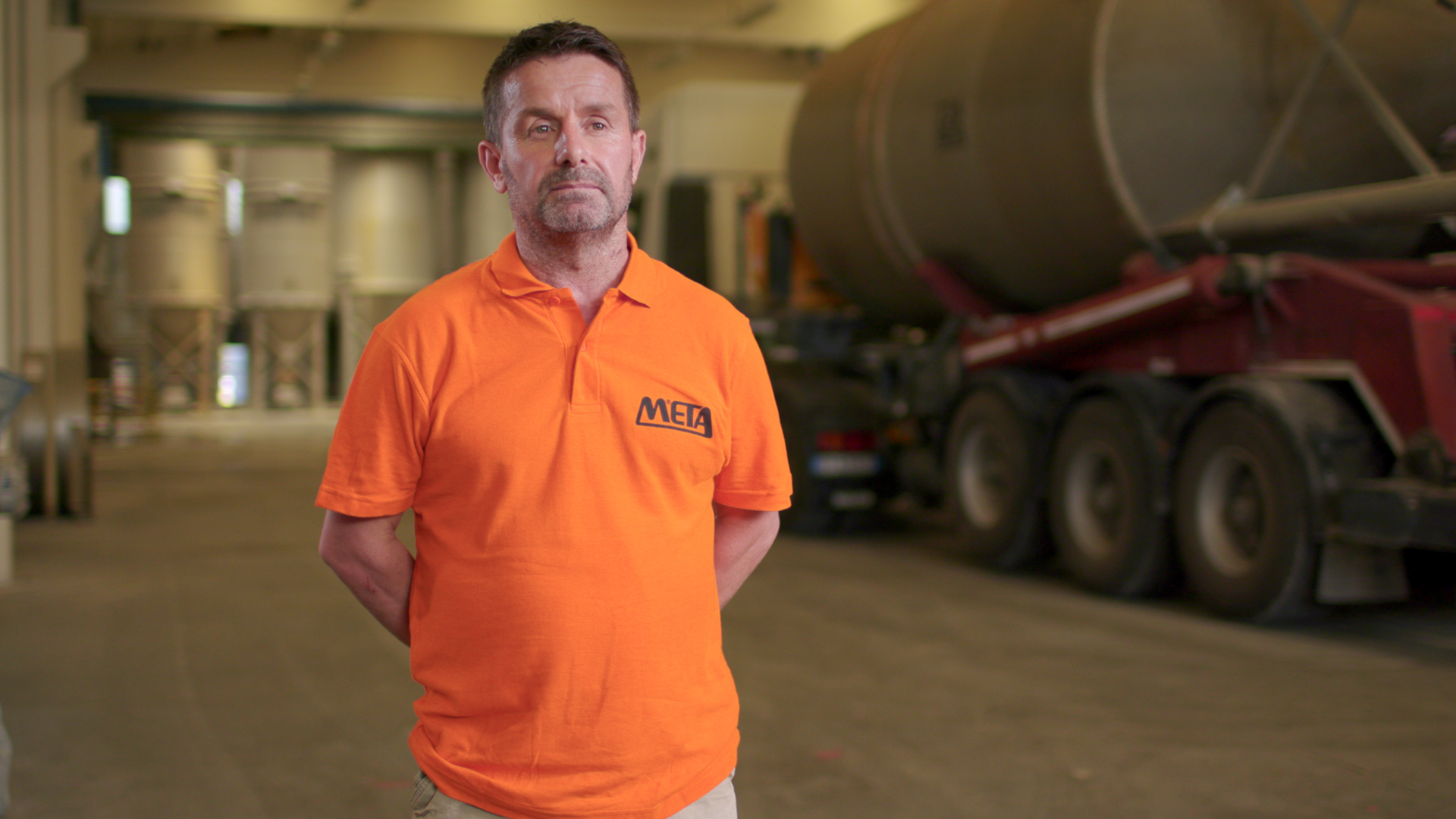 Bledar Haxhiu, Truck driver, raw material handling, Meta S.p.A ...